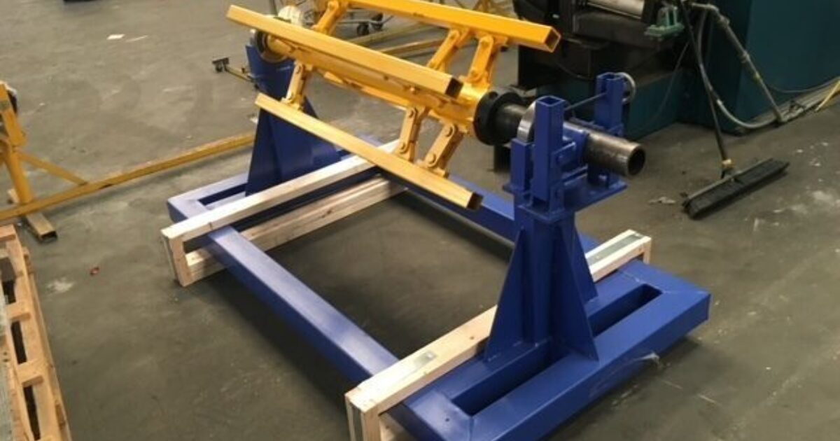 Setting up a manual decoiler | Roll Forming Machines | USA