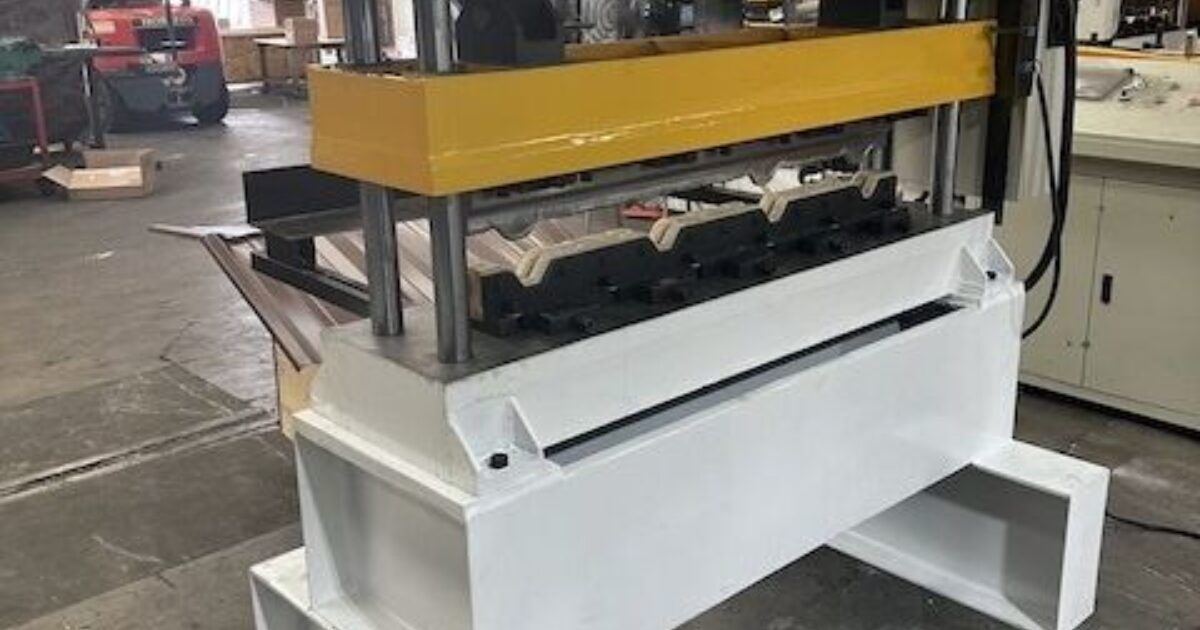 Electric Ridge Cap Bender in Orlando,… | Roll Forming Machines | USA