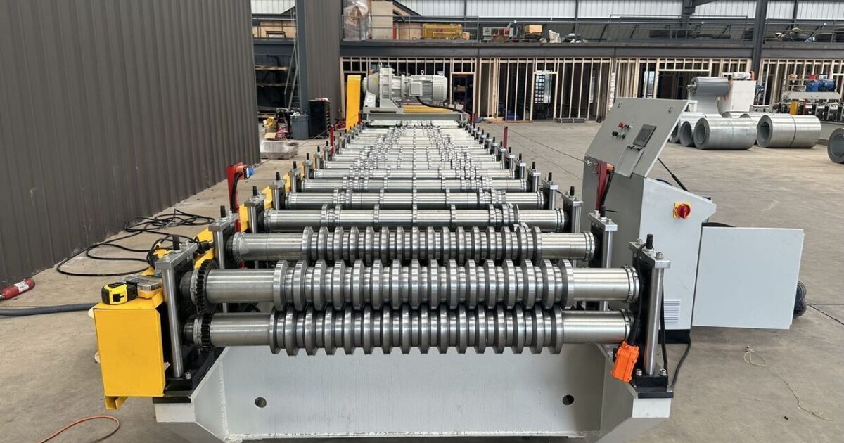 1.0” Metal Form Deck Machine | Roll Forming Machines | USA