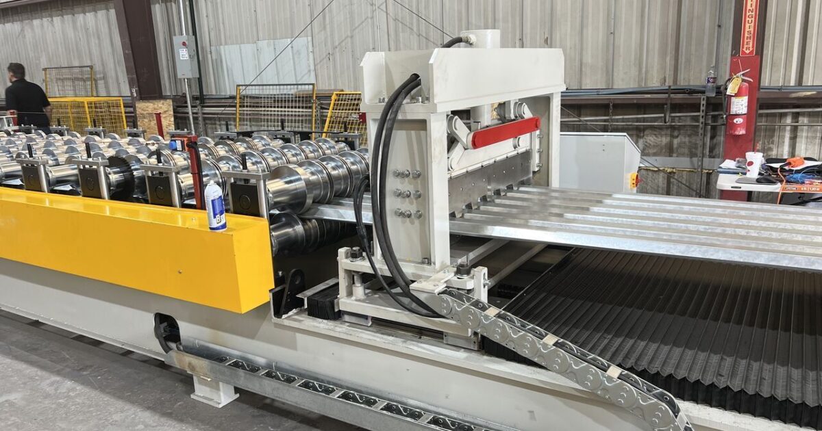 Intermediate Rib Metal Roof Deck Roll… | Roll Forming Machines | USA