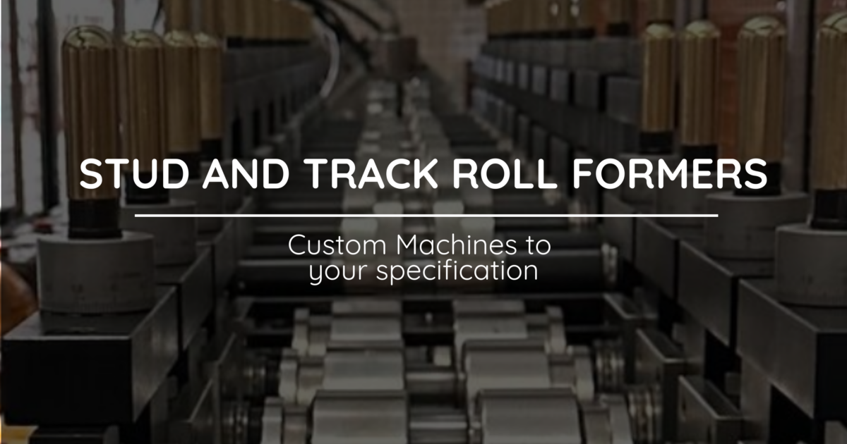 Stud and Track Roll Forming Machines… | Roll Forming Machines | USA